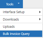 Bulk Invoice Query